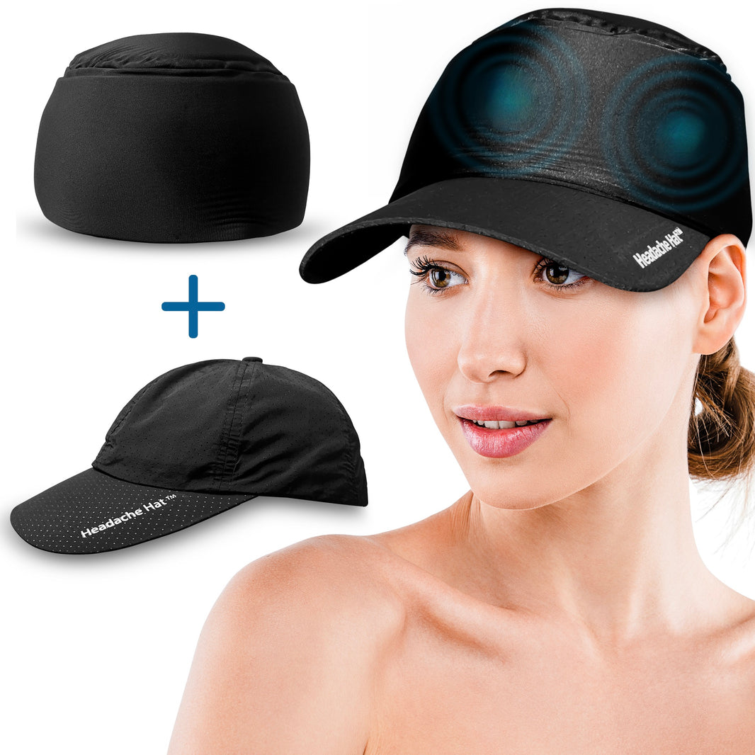 Headache Hat Wearable Ice Pack for Migraines Headaches – Headache Hat™